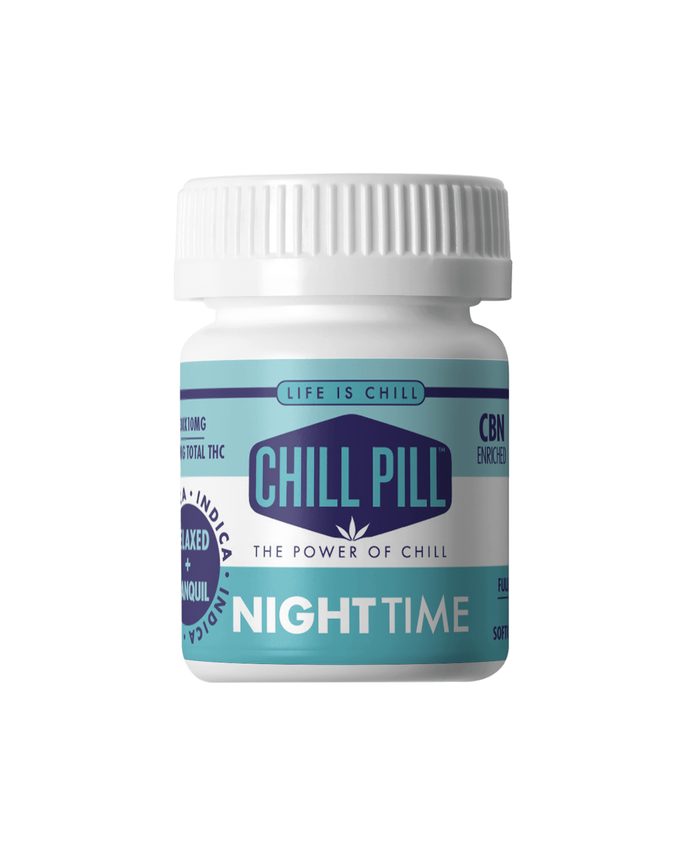 Nighttime THC Capsules for Sleep and Relaxation | Life Is Chill
